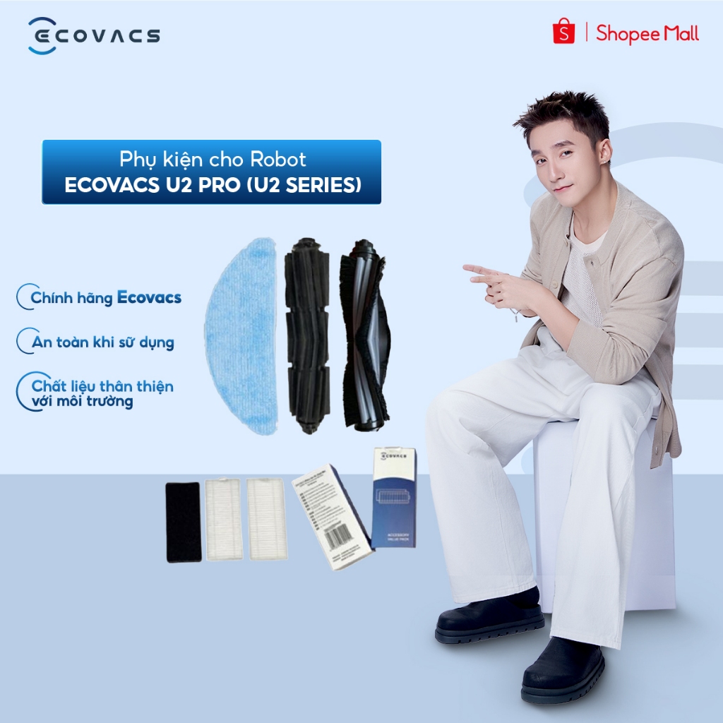 Phụ kiện cho Robot Ecovacs U2 Pro (U2 Series) | Chổi chính Ecovacs U2 ...