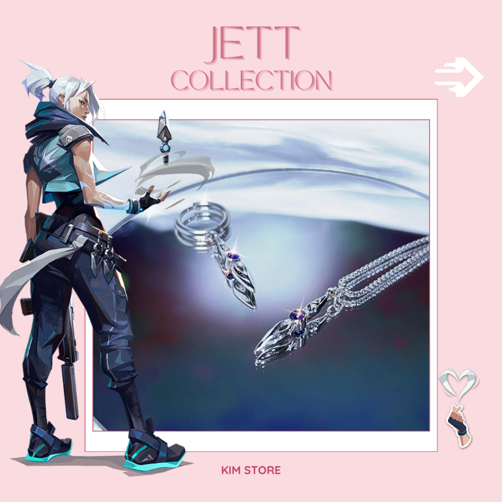 Dây chuyền / Khuyên tai Jett Valorant - Jett Collection - Chất Liệu ...