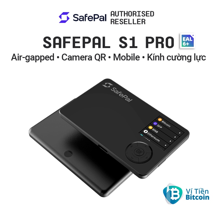 Ví lạnh SafePal S1 Pro phiên bản chip EAL6+ - ĐẠI LÝ ỦY QUYỀN | Shopee ...
