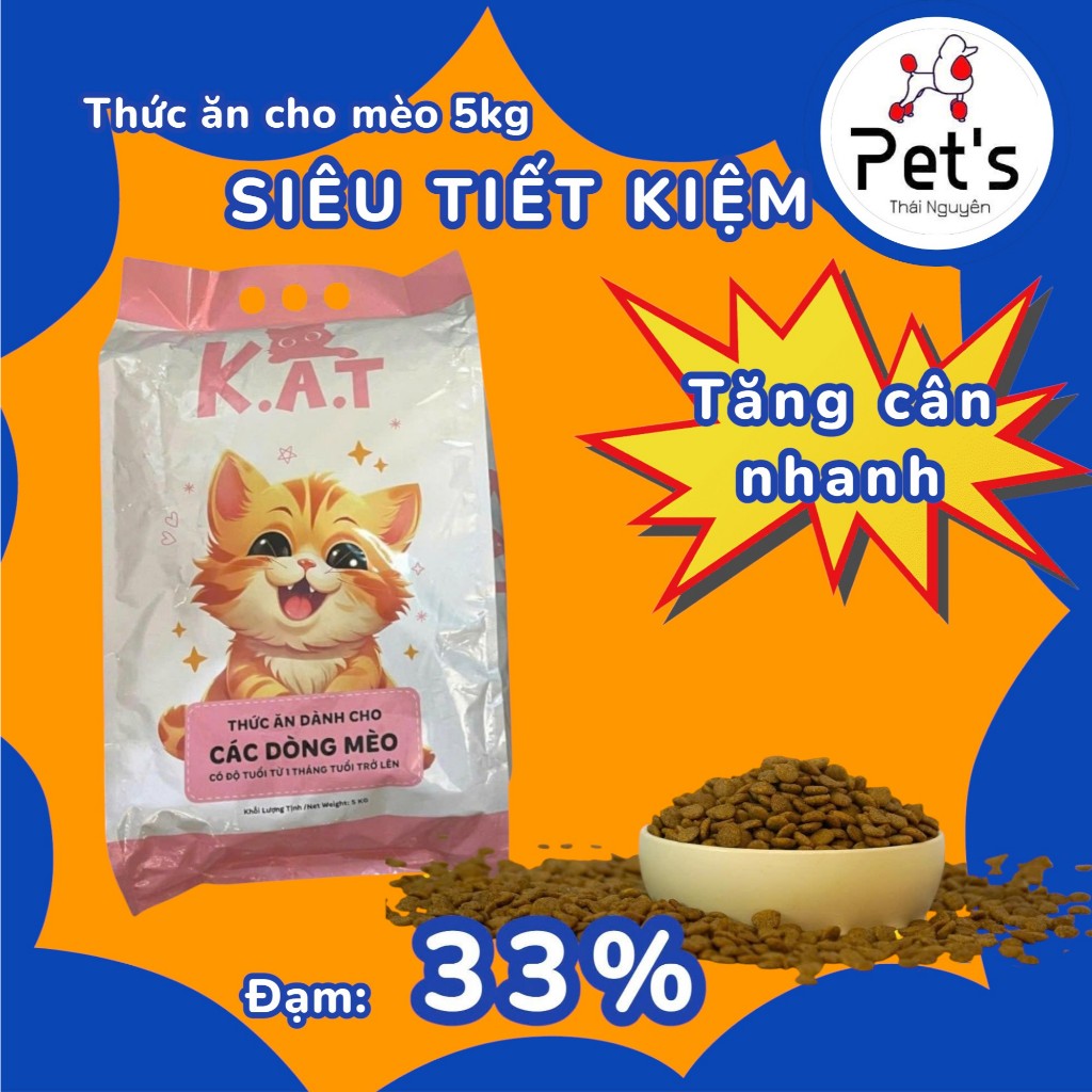 KAT - Hạt Thức Ăn Cho Mèo Bổ Sung Dinh Dưỡng Chất Cần Thiết Phát Triển ...