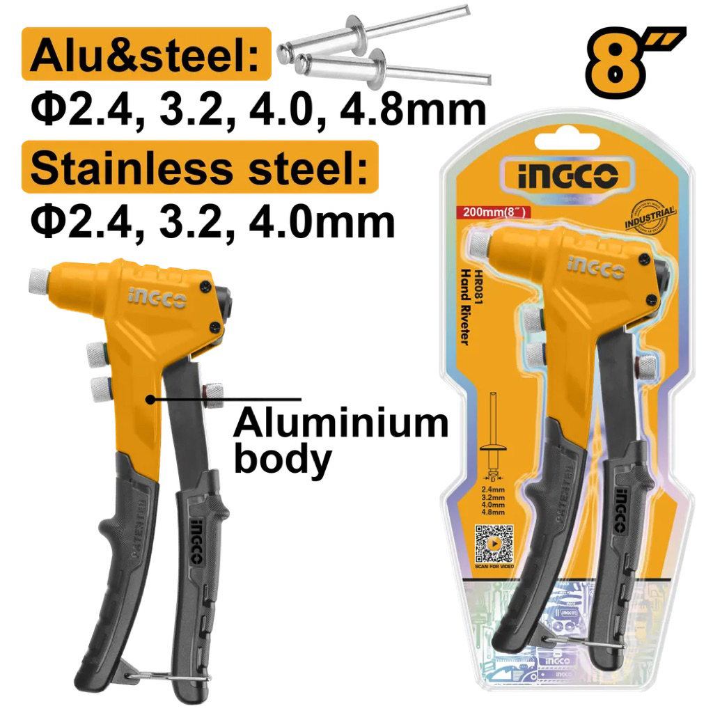 Kìm rút rive có trợ lực INGCO HR081 | Shopee Việt Nam