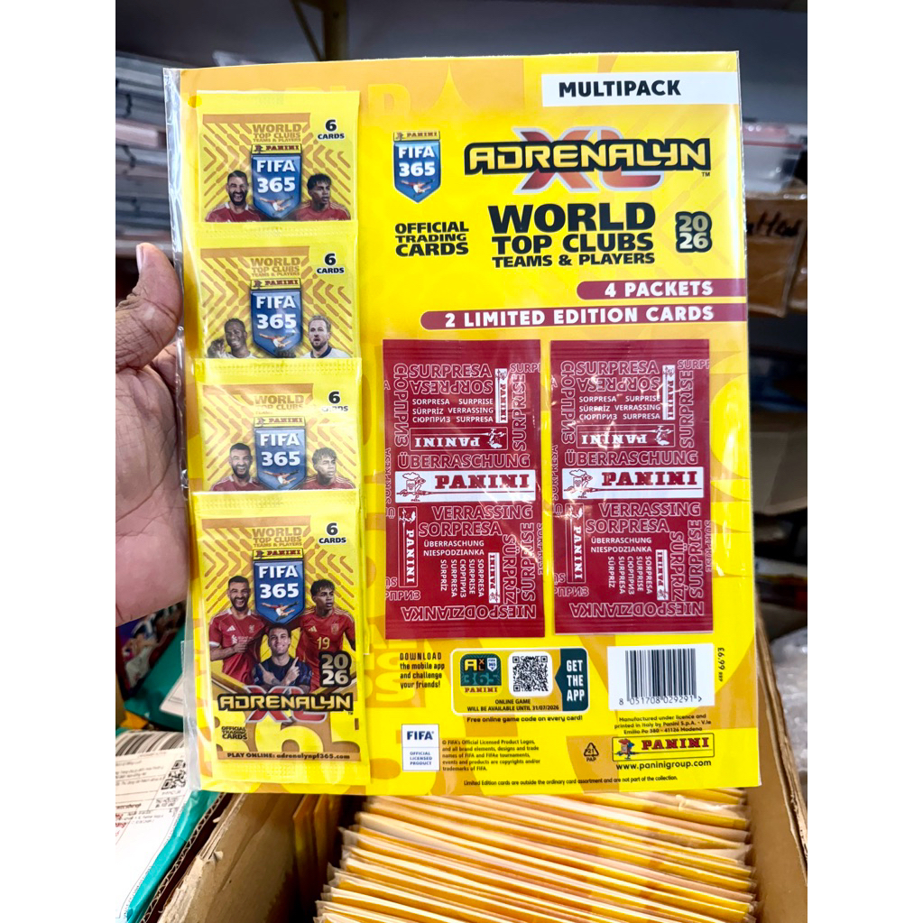 [ Multi Pack Panini 365 2026 ] Túi Gói Thẻ Multi Pack Panini Adrenalyn ...