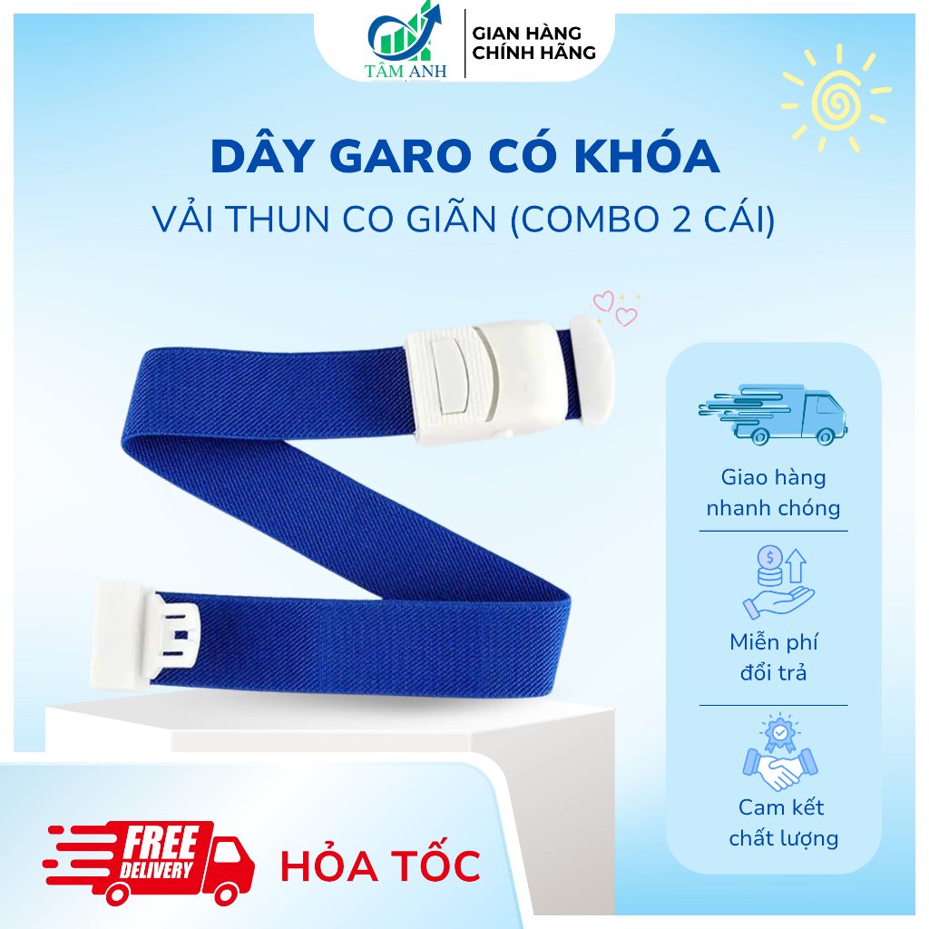 (Combo 2-5 sợi) Dây Garo Có Khóa Nhựa | Shopee Việt Nam