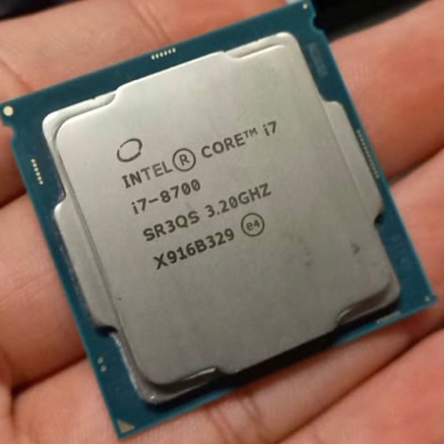 cpu i7 8700 / i7 8700k socket 1151v2 chạy h310 đến Z390 tặng kèm tuýp ...