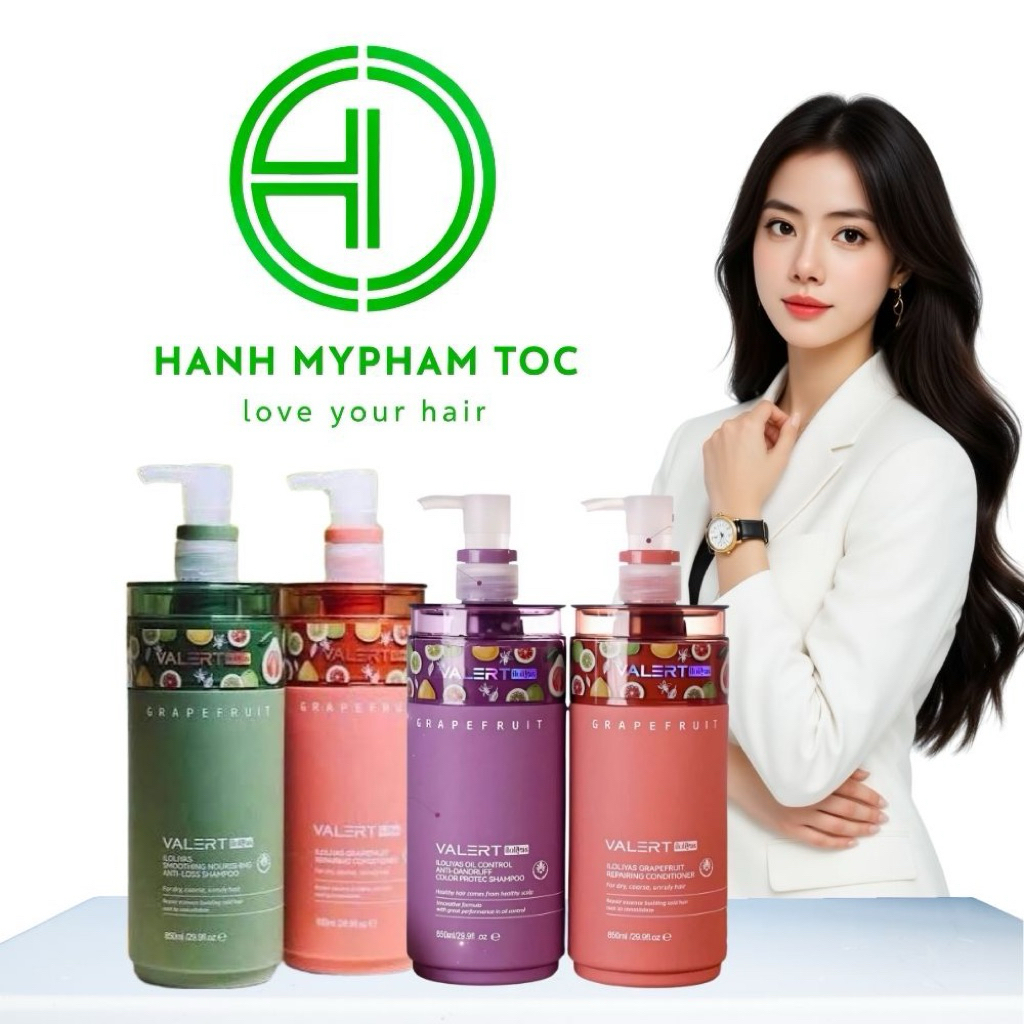 Mẫu mới nhất Dầu gội xả Bưởi Grapefruit Valert phục hồi và mọc tóc ...