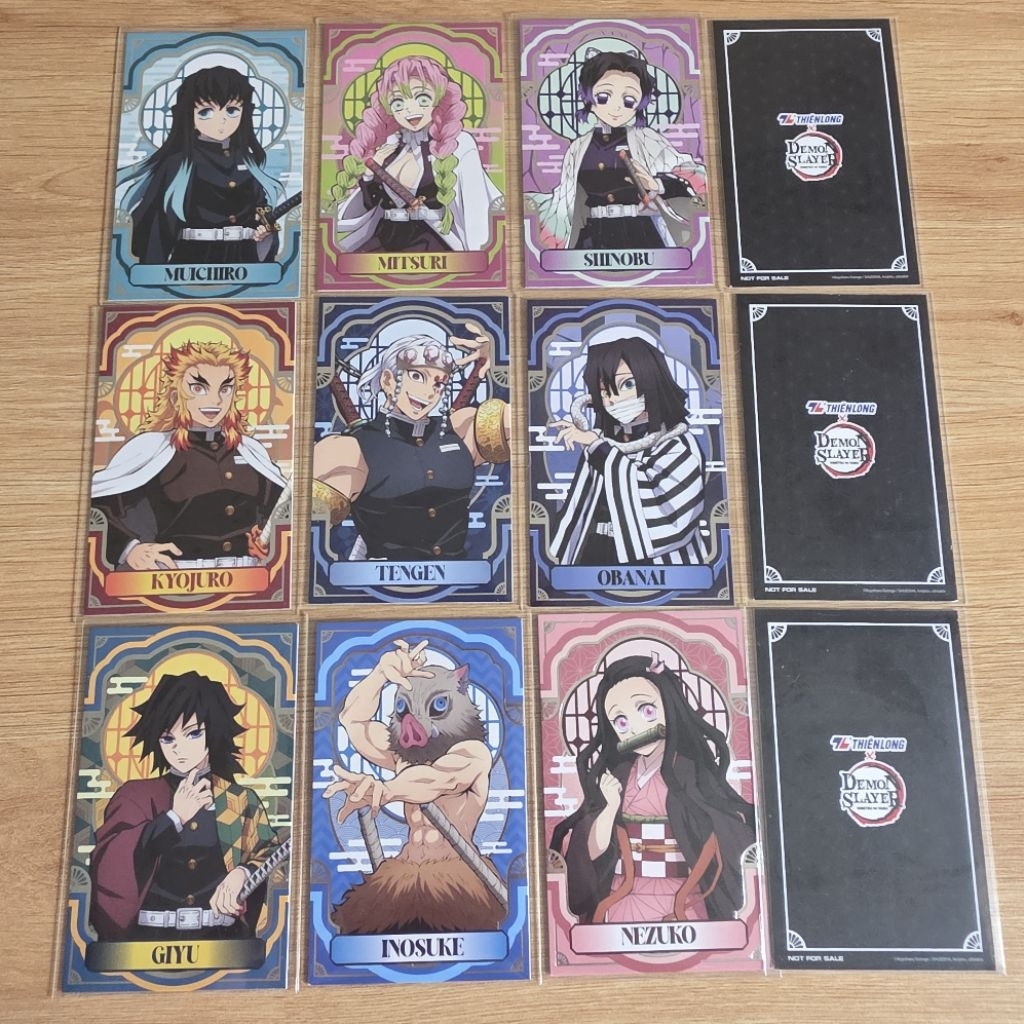 Card collab Thiên Long x KNY - Demon Slayer Kimetsu No Yaiba | Shopee ...