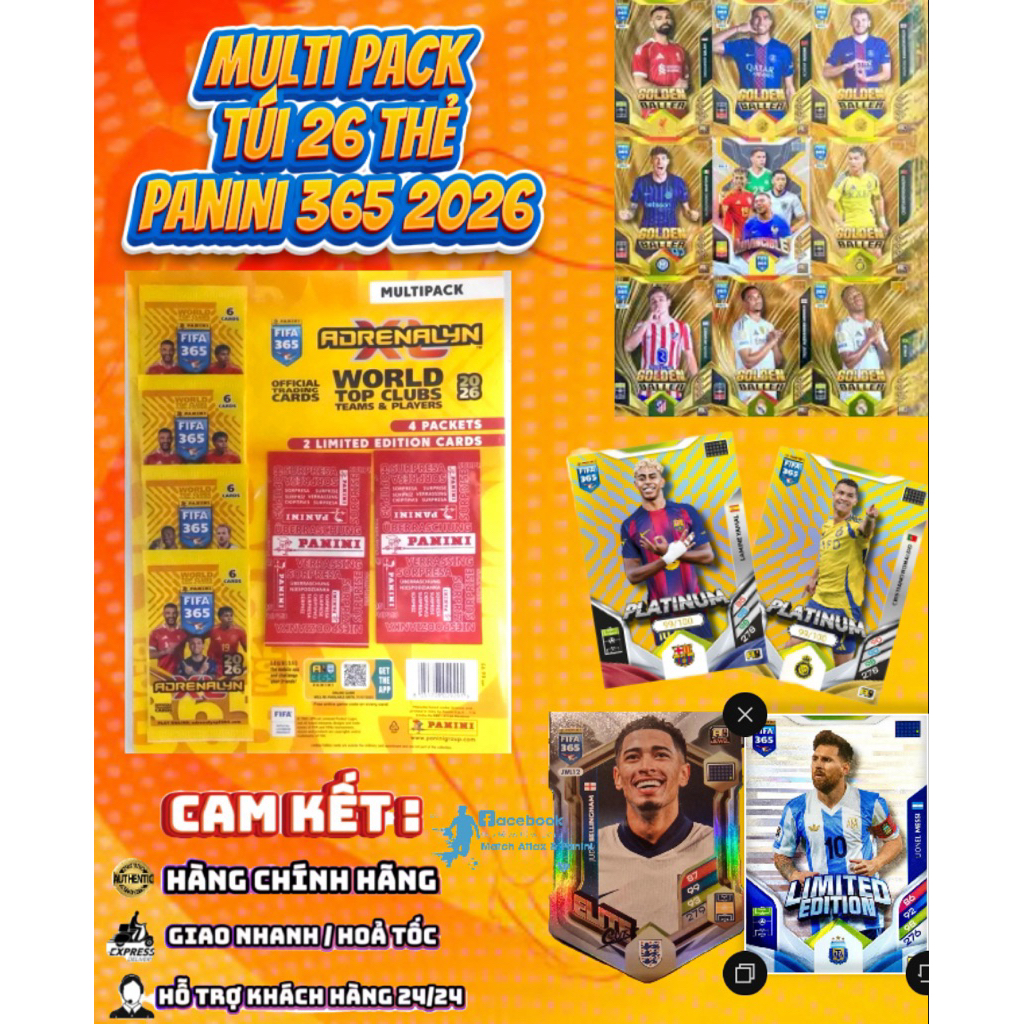 [ Multi Pack Panini 365 2026 ] Túi Gói Thẻ Multi Pack Panini Adrenalyn ...
