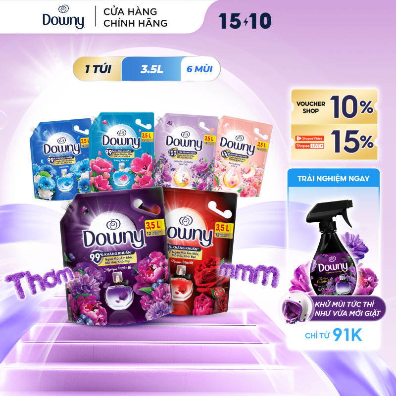 [Top Value] Nước Xả Vải DOWNY Tinh Dầu Thiên Nhiên/ Nước Hoa Cao Cấp ...