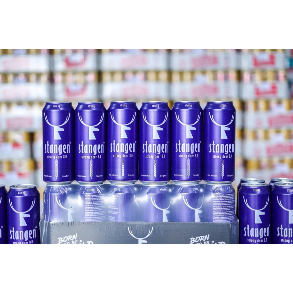 Bia Stangen Strong Deer 8% - nhập khẩu Đức - 1 thùng 24 lon 500ml ...