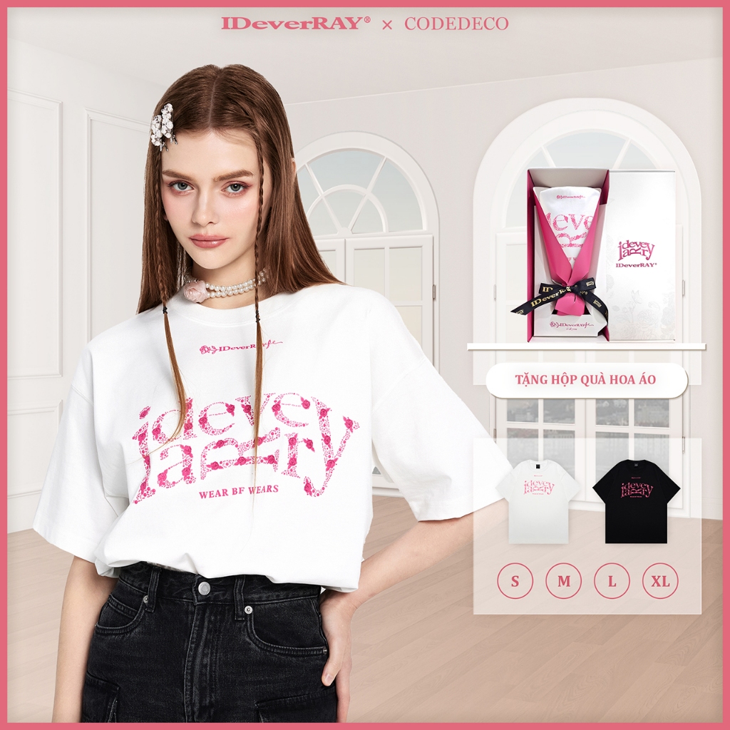 {20.10 HỘP ĐIỆU ĐÀ} Áo thun unisex cao cấp chính hãng IDeverRAY Darling ...