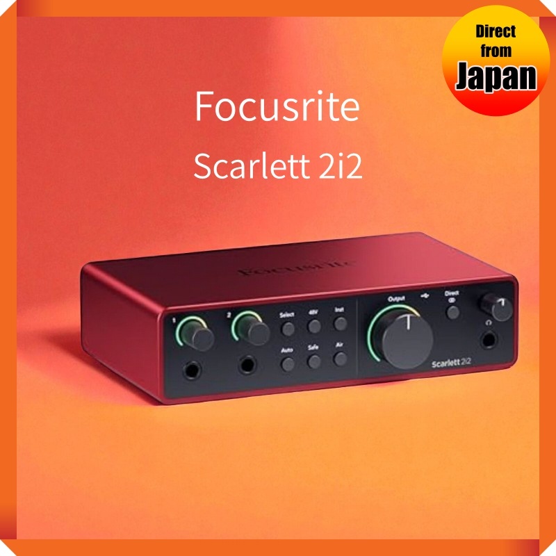 Focusrite Scarlett 2i2 4th Gen USB Audio Interface for Recording ...