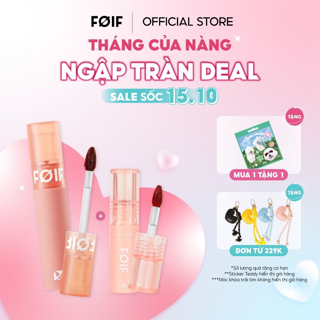 [NEW] Son Kem Lì FOIF Daily Velvet Tint 3g | Shopee Việt Nam
