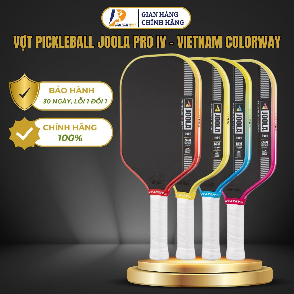 Vợt Pickleball Joola Pro IV Vietnam Colorway (DTC) - Phiên Bản Vợt ...
