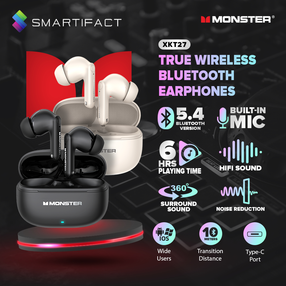 Tai Nghe Bluetooth Monster XKT27 – Chống Ồn Chủ Động, Âm Thanh HIFI ...