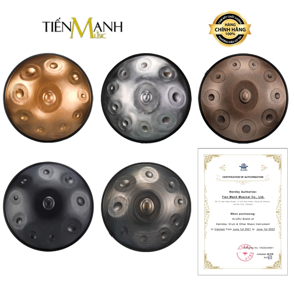 [Chính Hãng] Trống Thép Handpan Drum 10 Nốt Hluru HB10-Copper, Silver ...