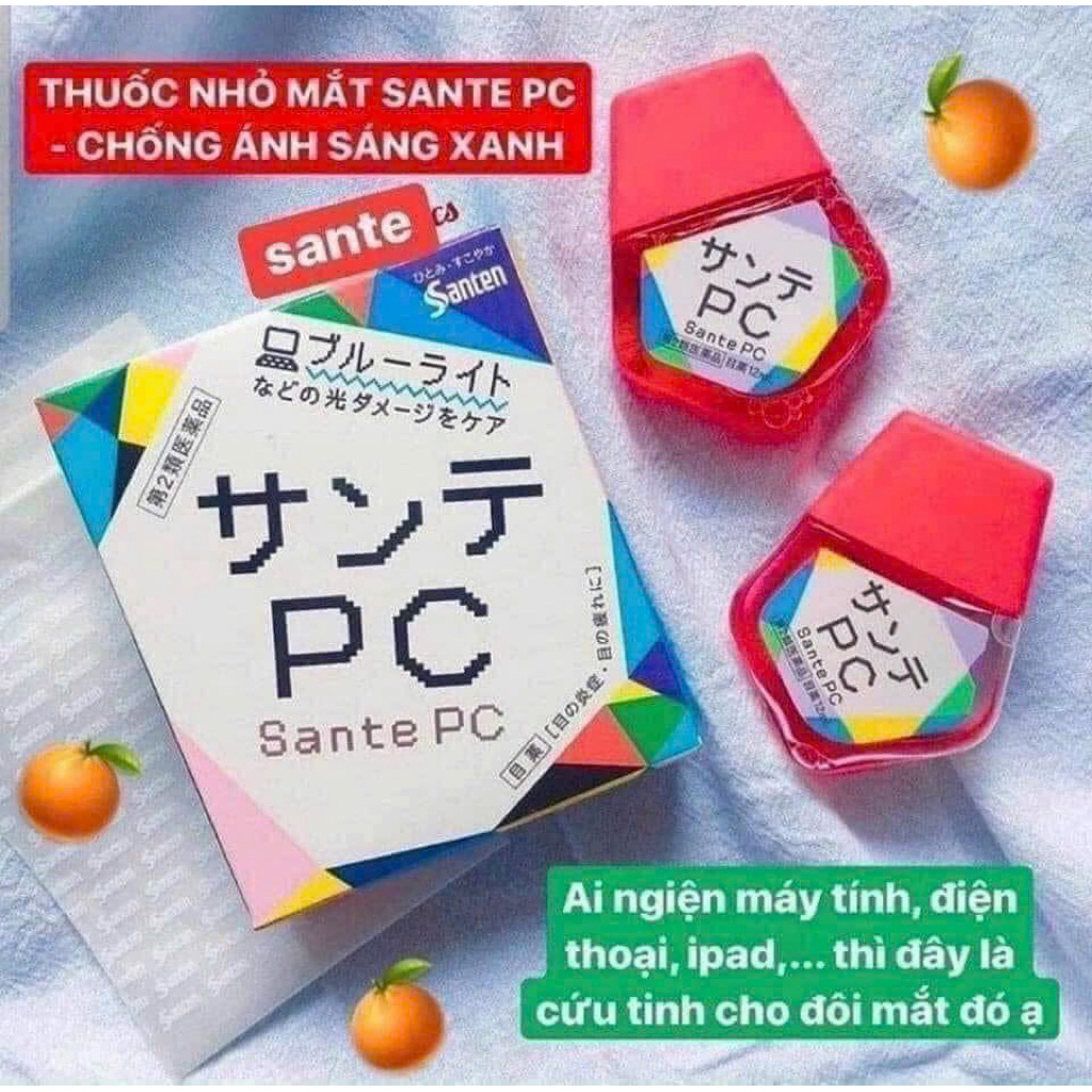 Nước nhỏ mắt Santen PC Chống Tia Bức Xạ Từ Máy Tính, Điện Thoại Senta ...
