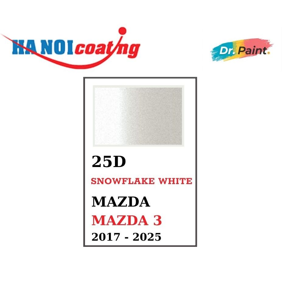 Bình Sơn Xịt Xóa Vết Xước cho xe MAZDA 3 Màu TRẮNG NGỌC TRAI Code 25D ...