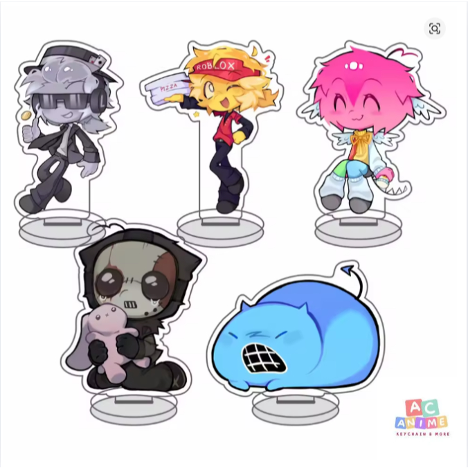 Forsaken 6CM Acrylic Keychains Noob Shedletsky John Doe c00lkidd Elliot ...