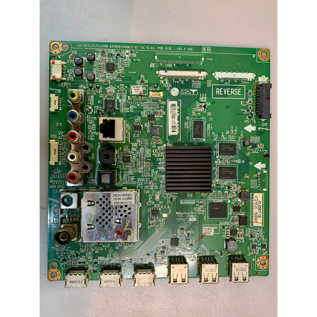 Bo main boar mạch linh kiện tivi tv LG 42LB582T nguồn, xử lý chung ...