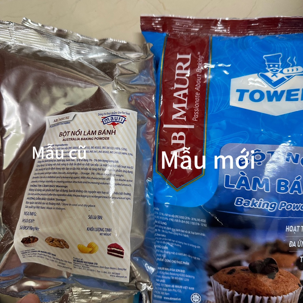 Bột nở, bột nổi Mauri (Baking Powder) 1000g chuyên dùng làm bánh bông ...