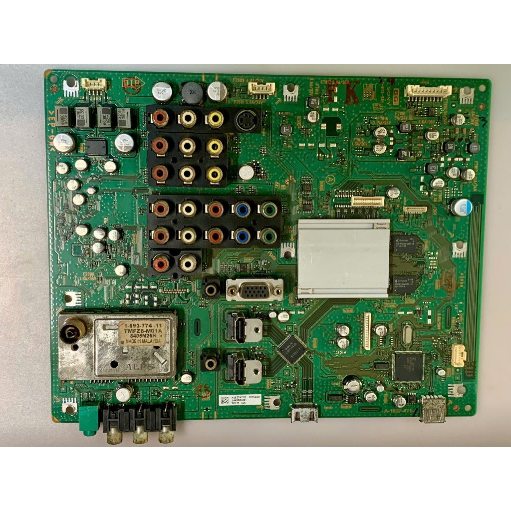 Bo main boar mạch linh kiện tivi tv Sony KLV-32S400A nguồn, xử lý chung ...