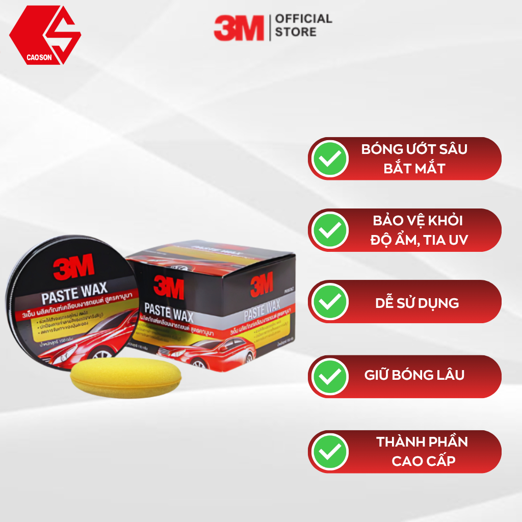 Sáp Đánh Bóng Sơn 3M Paste Wax PN39526LT | Shopee Việt Nam