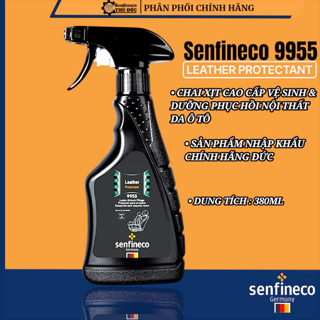 CHẤT VỆ SINH VÀ DƯỠNG TÁI TẠO DA NỘI THẤT Ô TÔ CHÍNH HÃNG ĐỨC SENFINECO ...