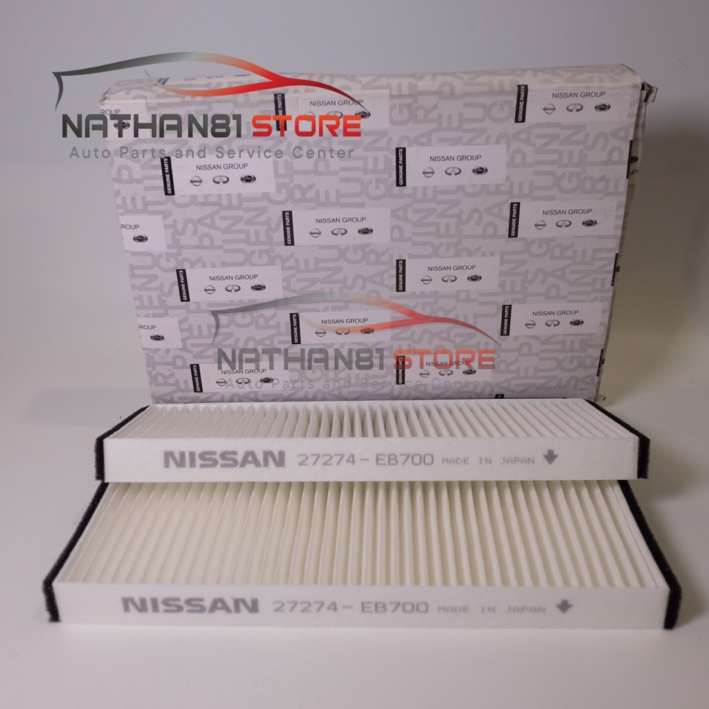 Set 2 Lọc gió điều hoà xe Nissan Navara 2005-2015. Mã sản phẩm: 27274 ...