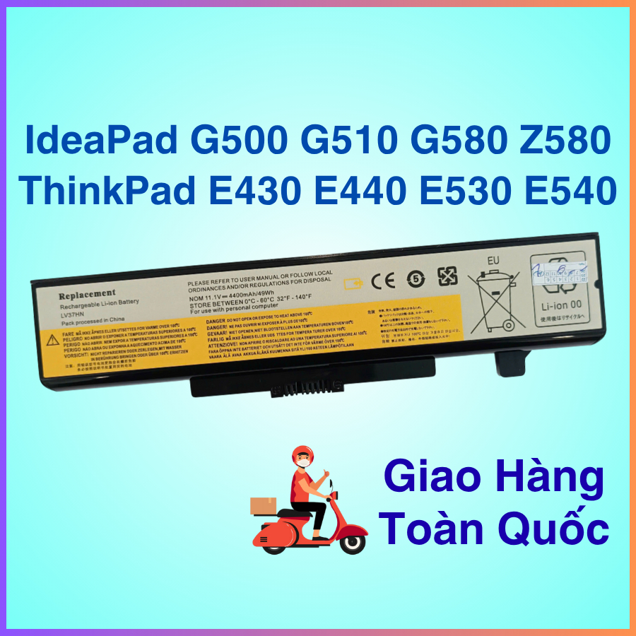Pin Laptop Lenovo IdeaPad G500 G510 G580 Z580 ThinkPad Edge E430 E440 E530 E540 - Pin Lenovo New ...