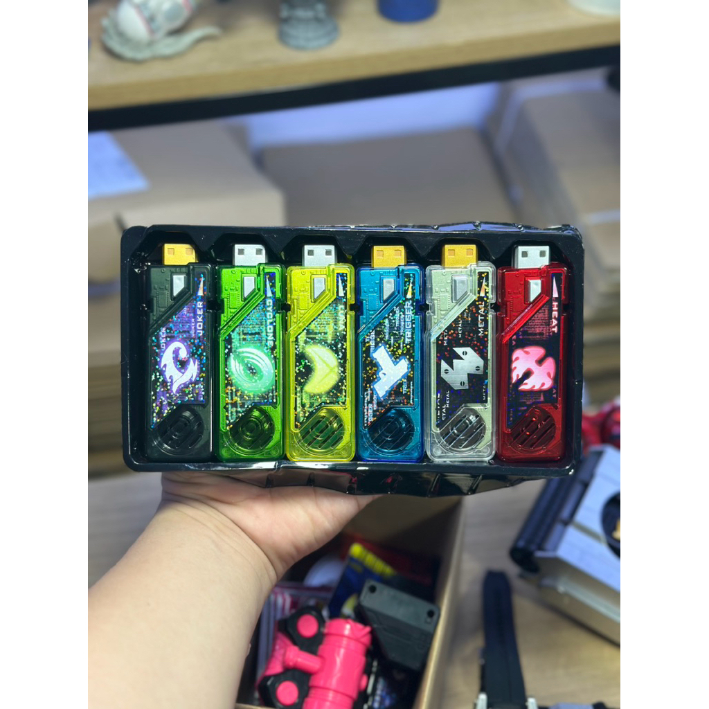 [CSM GAIA MEMORY 2.0][SET 6] Memory kamen rider W siêu nhân mặt nạ Gaia ...