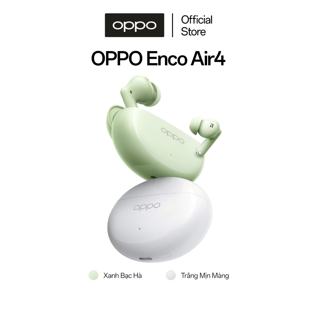 Tai nghe Bluetooth Không dây OPPO Enco Air 4 | Chống ồn | Âm bass sắc ...