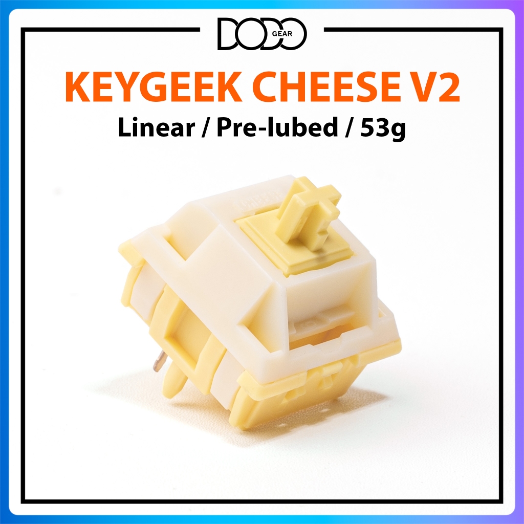 Switch Keygeek Cheese V2 5 PIN Linear 53g công tắc bàn phím Switch ...