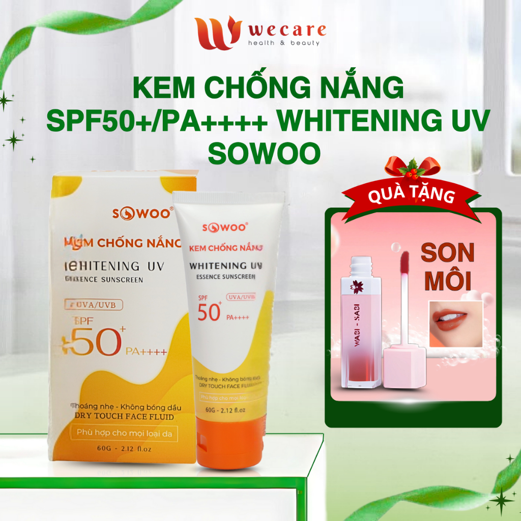 Kem Chống Nắng SOWOO SPF50+/PA++++ 60g Nâng Tone - Dưỡng Trắng Da ...