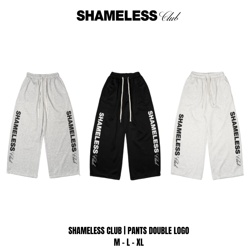 Shameless Club | Quần Dài Nỉ 2 Da Định Lượng 330GSM Dày Dặn Form Rộng ...