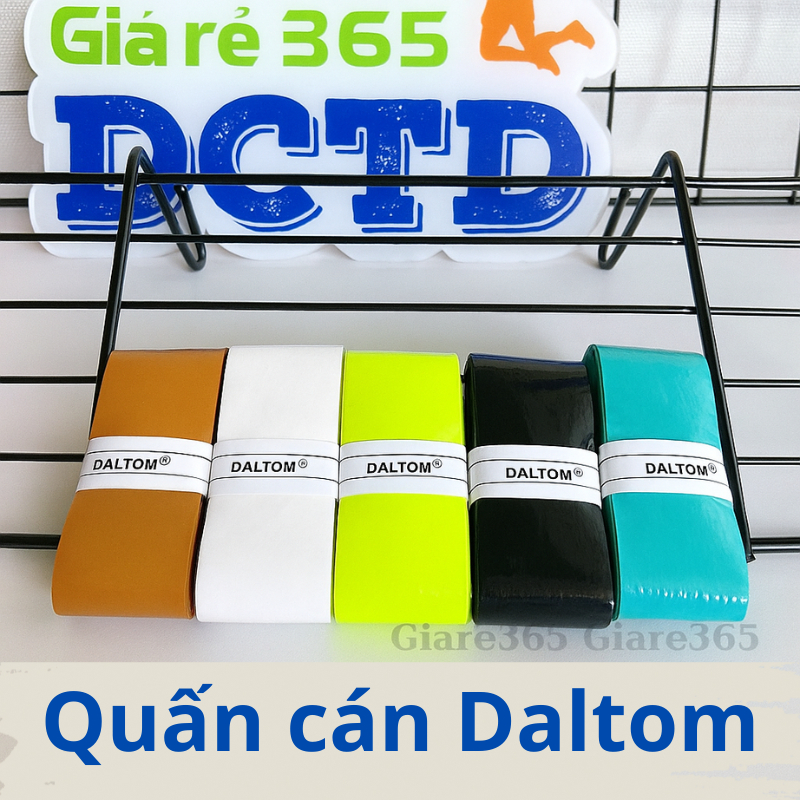 Quấn cán vợt DALTOM 2 lớp siêu bám, siêu êm, phù hợp Tennis, Cầu lông ...