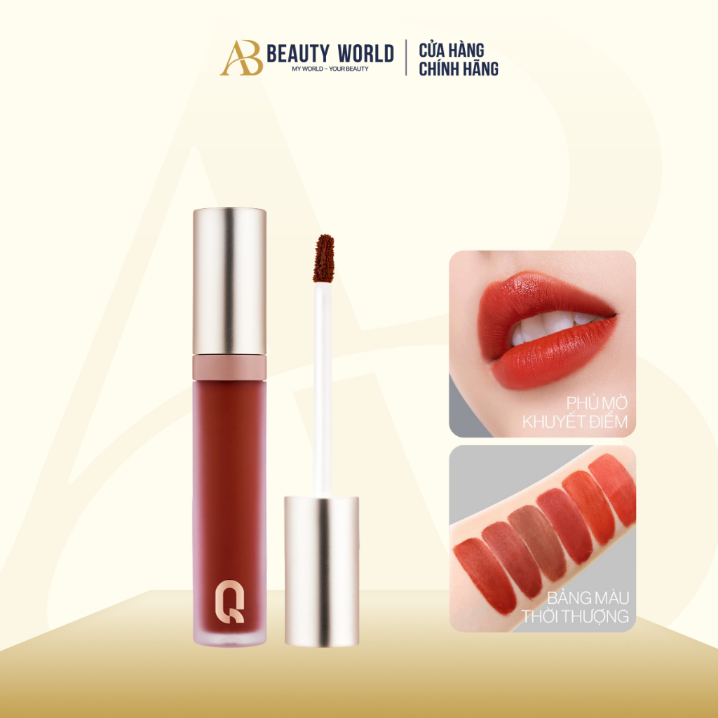 Son Kem Lì GLAMRR Q Long Wear Lip Cream Full Size 5g AB Beauty World ...