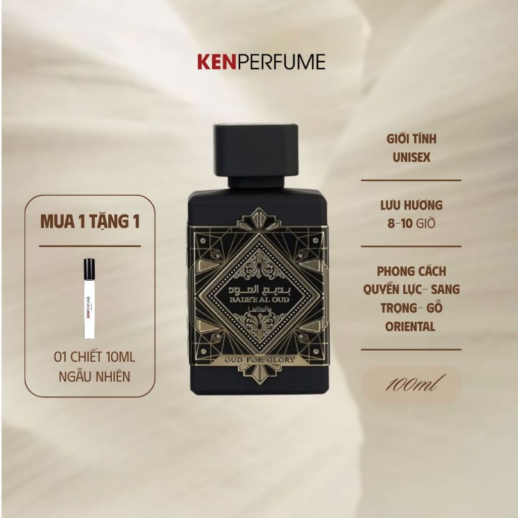 Nước hoa Fullseal 100ML Lattafa Perfumes Bade’e Al Oud Oud for Glory ...