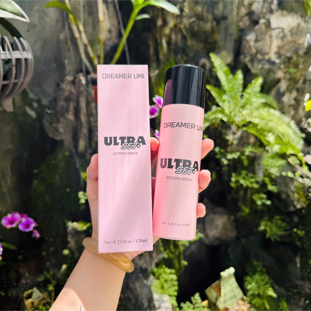 [Size 120ml ] Xịt khóa makeup Dreamer Umi Ultra Set + Setting spray ...