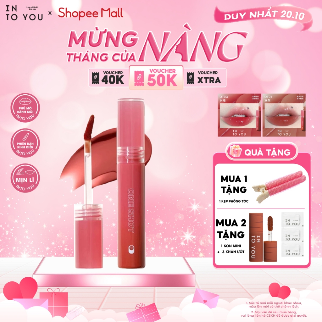 [LIVE] Son Bóng Lì INTO YOU Không Trôi Dính Cốc Hiệu Ứng Môi Căng Mộng ...