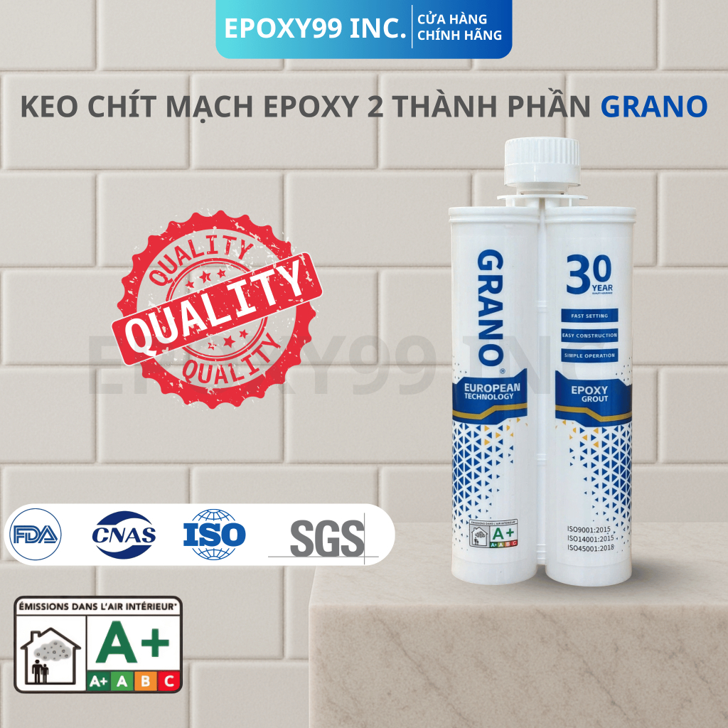 KEO CHÍT MẠCH GRANO - KEO EPOXY 2 THÀNH PHẦN GRANO ( CHỐNG THẤM, CHỐNG ...