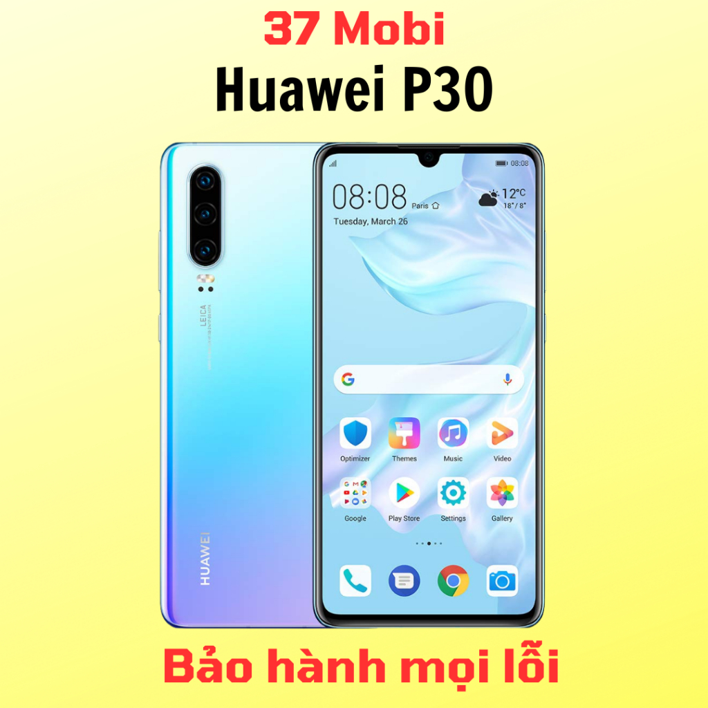 Điện thoại Huawei P30 màn OLED 6.1 inch - Kirin 980 ram 8G 128G ...