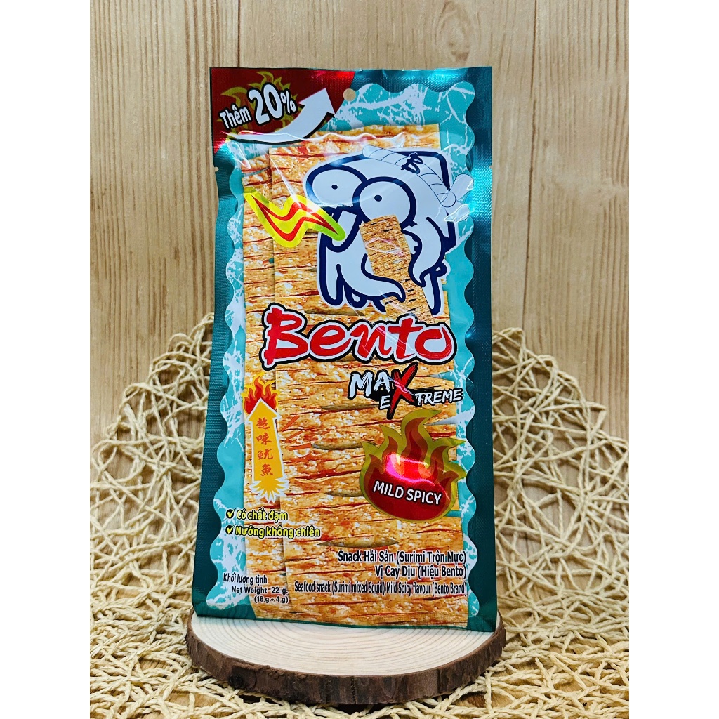 [GÓI LỚN 20G] MỰC BENTO THÁI LAN [ XANH MẪU MỚI CAY NHẸ ] | Shopee Việt Nam