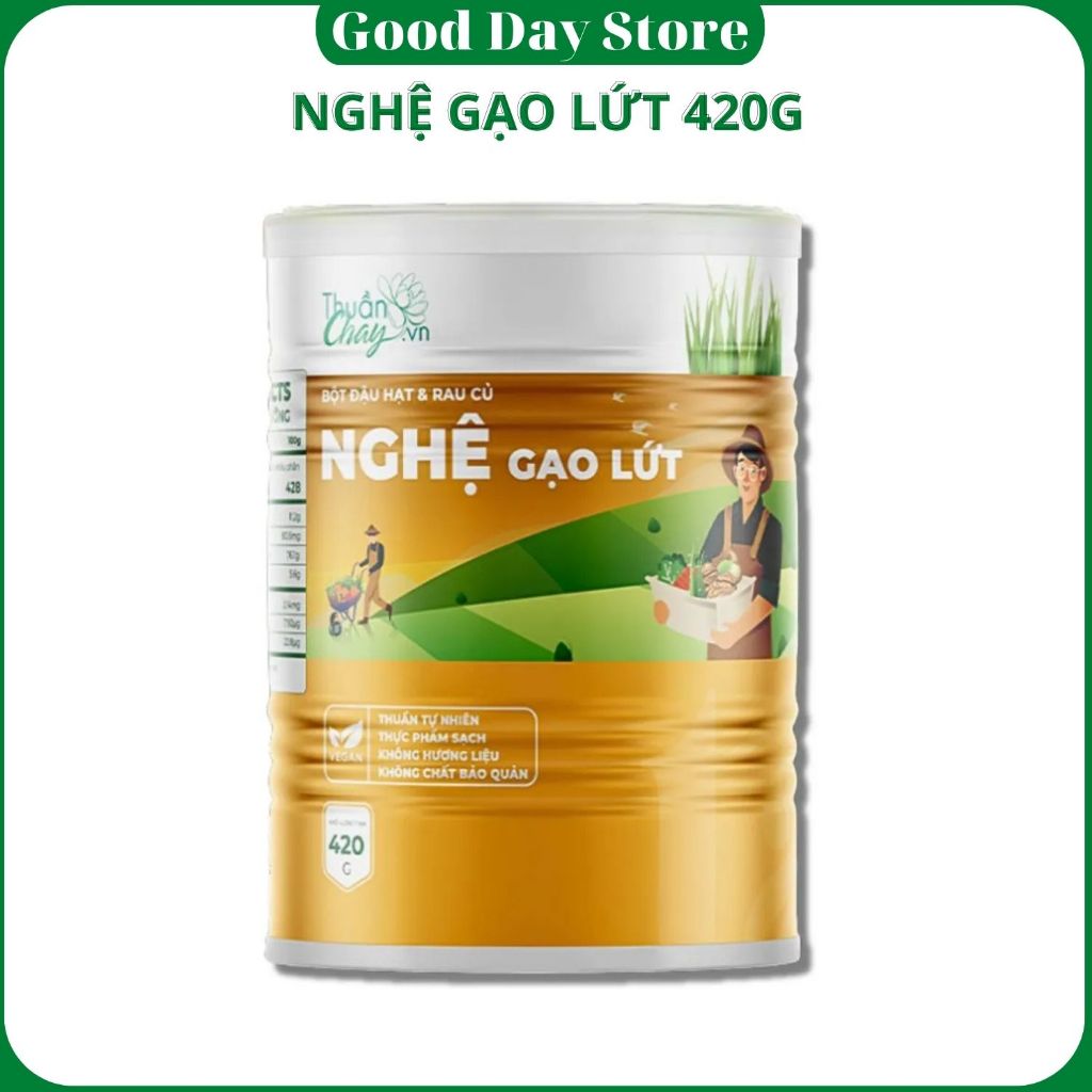 Bột Nghệ Gạo Lứt 420gram - Bột Ngũ Cốc Đậu Hạt Rau Củ Thuần Chay ...