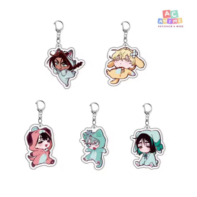 Móc khoá Anime Alien Stage Chibis Keychains for Womens Accessories Bag ...