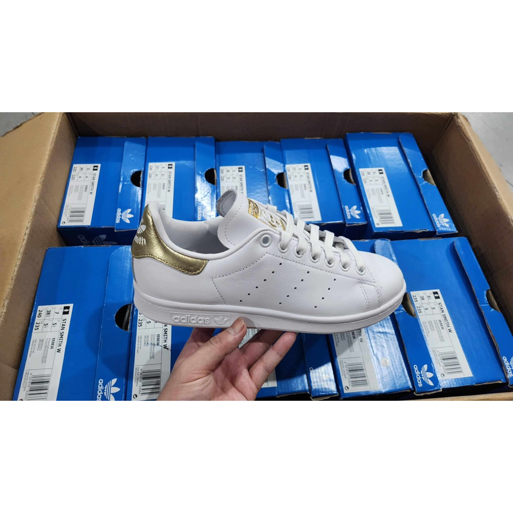 [CHÍNH HÃNG] Stan.Smith Gold & Navy EE8836 FX5501 | Shopee Việt Nam