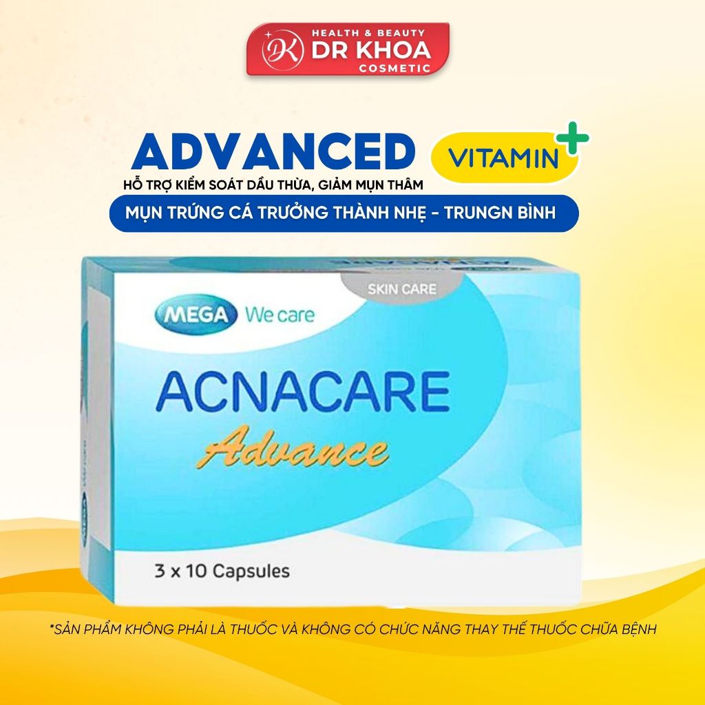 ACNACARE Advance Viên Uống Hỗ Trợ Giảm Mụn, Dầu Nhờn, Chống Lão Hóa Da ...