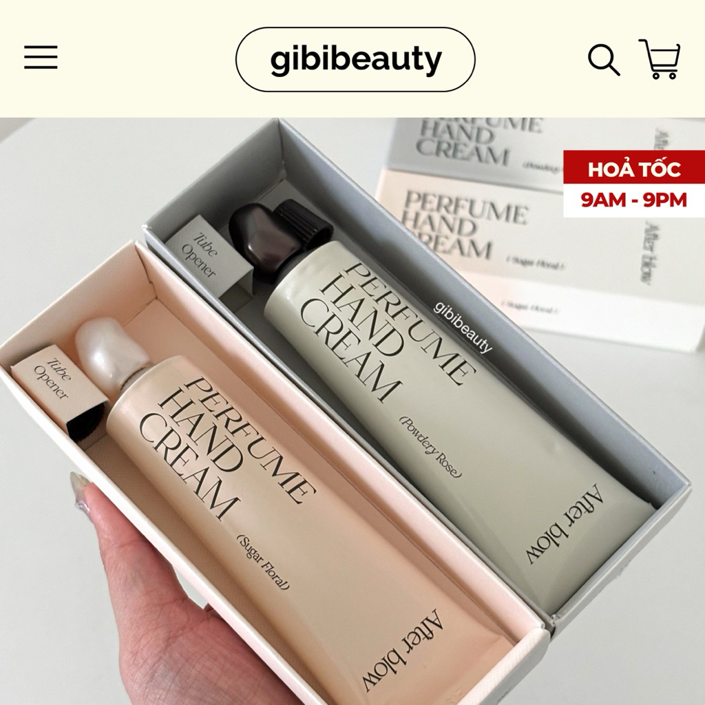Kem tay nước hoa AFTER BLOW Perfume Hand Cream 50ml | Shopee Việt Nam