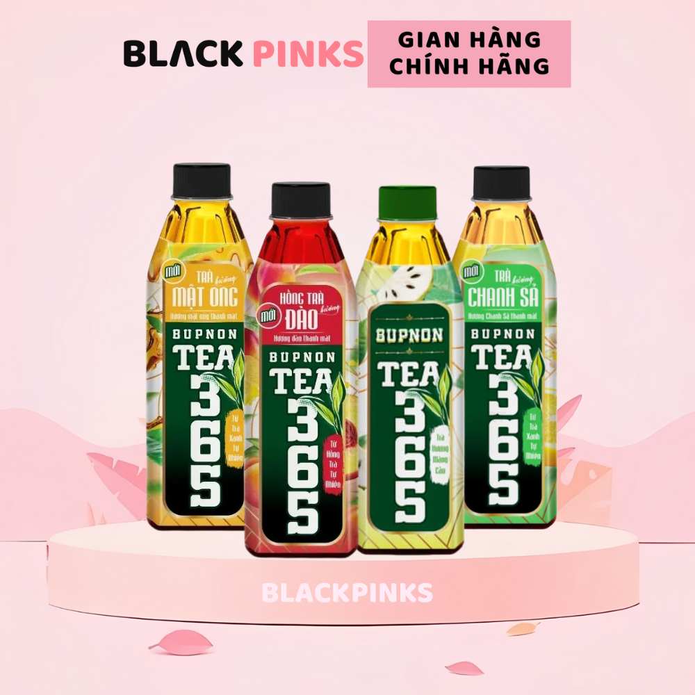 Lốc 6 chai trà Bupnon Tea 365 hương chanh sả chai 500ml | Shopee Việt Nam