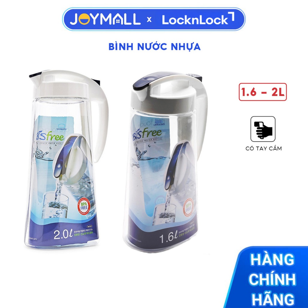 Bình Nước Nhựa LocknLock ABF631 1.6L ABF632 2L, Hàng Chính Hãng, Nhựa ...