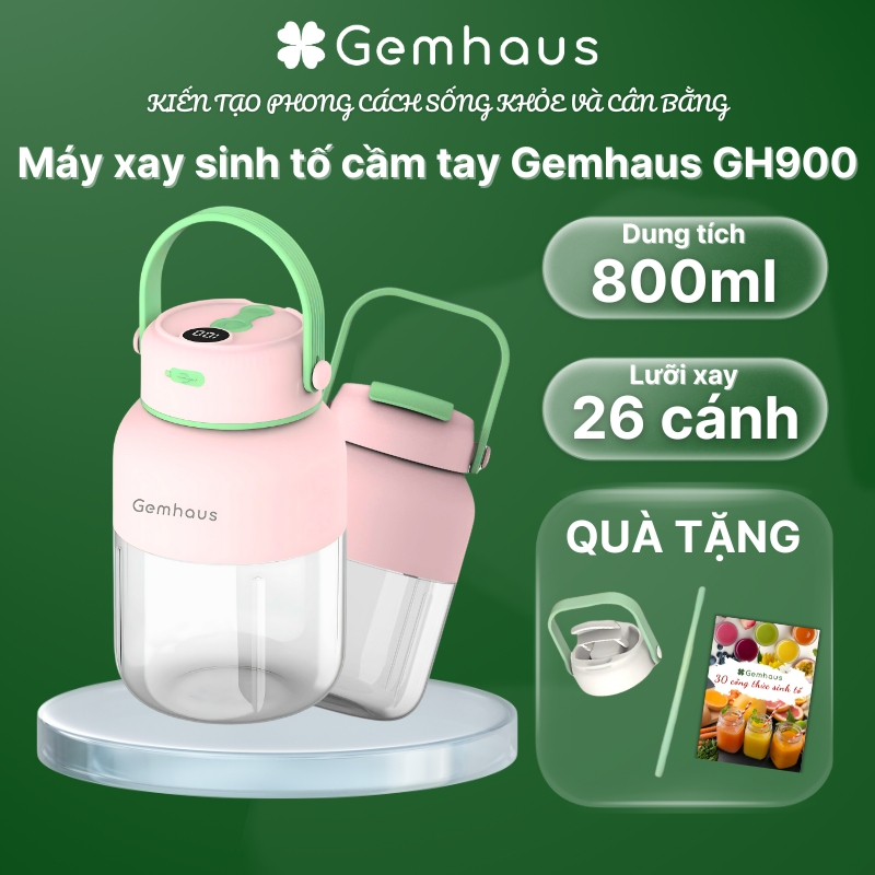 [HỎA TỐC HN] Máy xay sinh tố cầm tay Gemhaus Gh900 máy xay cầm tay ...